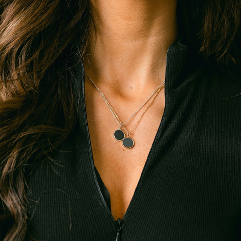 Model Stacked Pendants | Temple & Grace Canada