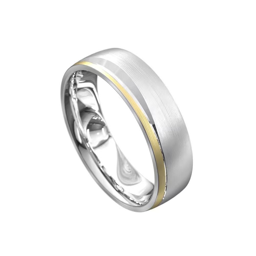 8mm 18k Solid Gold Mens Ring | Temple & Grace AU