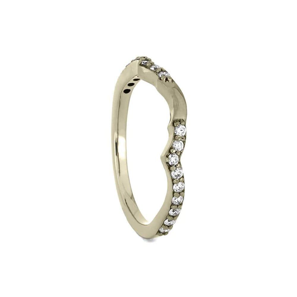 Womens Curved Diamond Wedding Ring | Temple & Grace AU