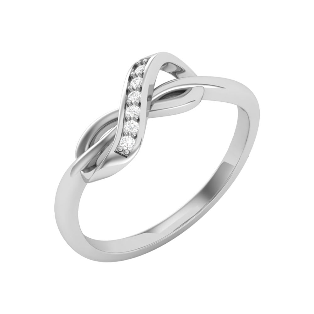 Gold Infinity and Diamond Ring | Temple & Grace AU