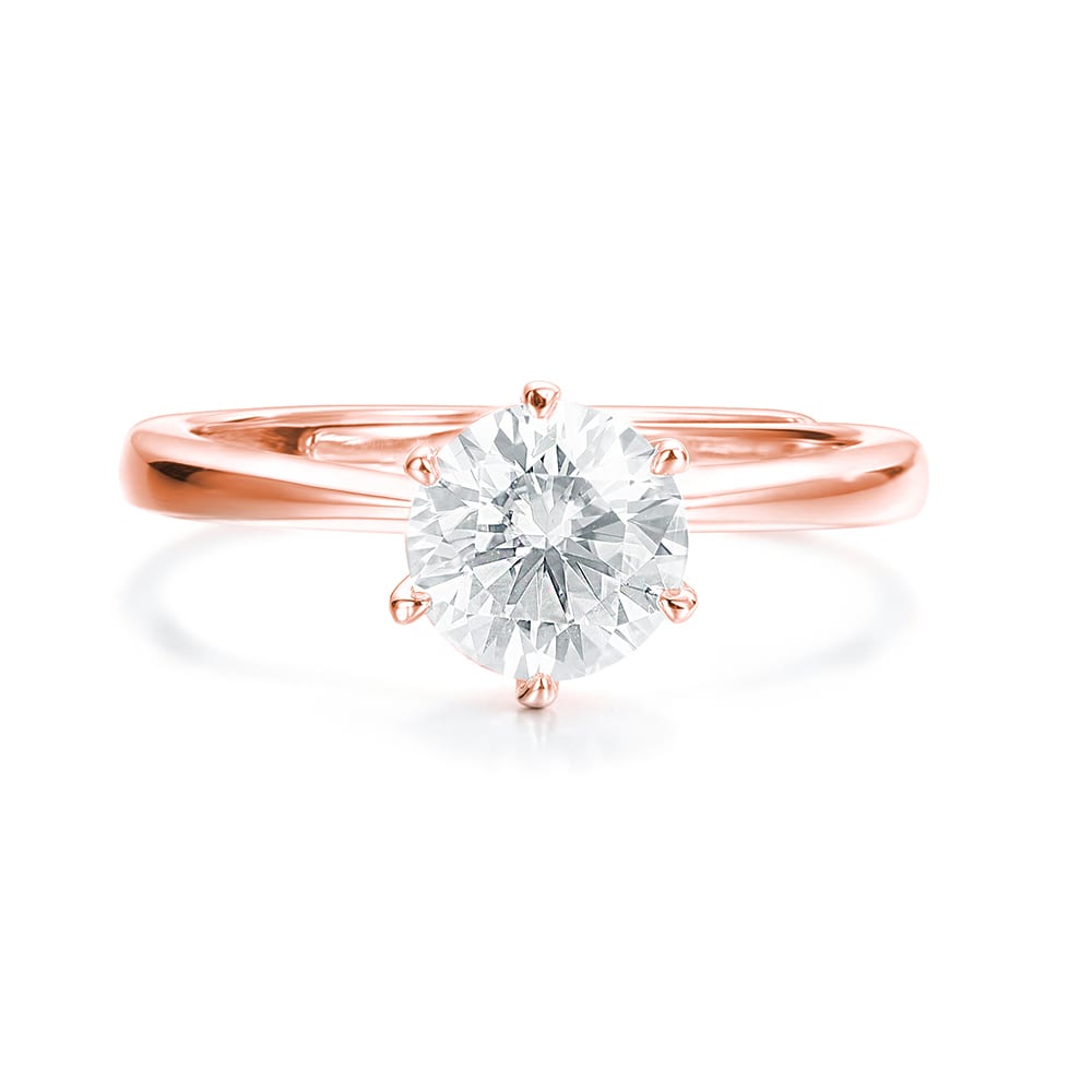 Solitaire Lab Grown Diamond Engagement Ring Temple And Grace Uk