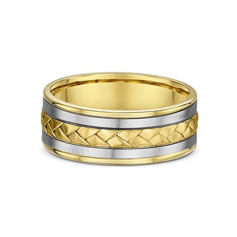 Woven Mens Wedding Band Temple And Grace Au