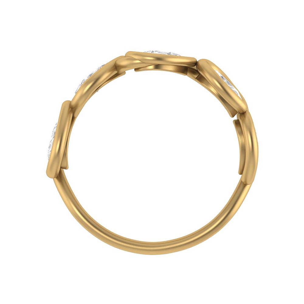 Lab Pear cut wire ring | Temple & Grace AU
